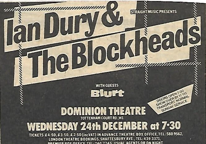 December 24, 1980 Dominion Theatre, London, ENG | Concerts Wiki | Fandom