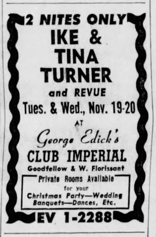 November 19-20, 1963 Club Imperial, St. Louis, MO | Concerts Wiki | Fandom
