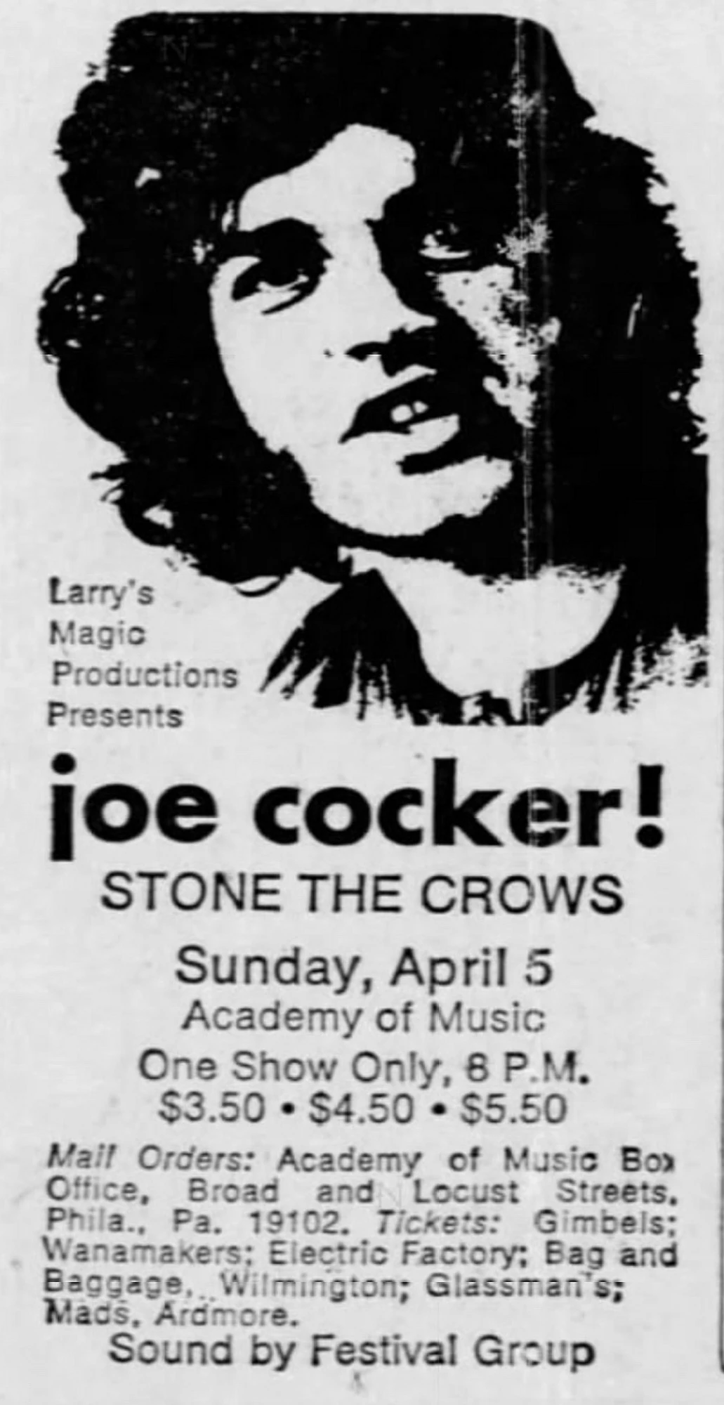 April 5, 1970 Academy of Music, Philadelphia, PA | Concerts Wiki | Fandom