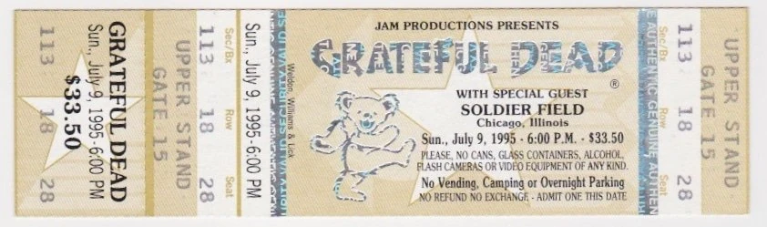July 9, 1995 Soldier Field, Chicago, IL | Concerts Wiki | Fandom