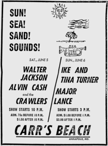June 6, 1965 Carr’s Beach, Annapolis, MD | Concerts Wiki | Fandom