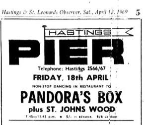 April 18, 1969 Hastings Pier Ballroom, Hastings, ENG | Concerts Wiki ...