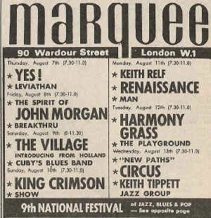 August 7, 1969 Marquee, London, ENG | Concerts Wiki | Fandom