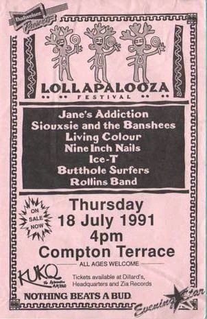 July 18, 1991 Compton Terrace, Tempe, AZ | Concerts Wiki | Fandom