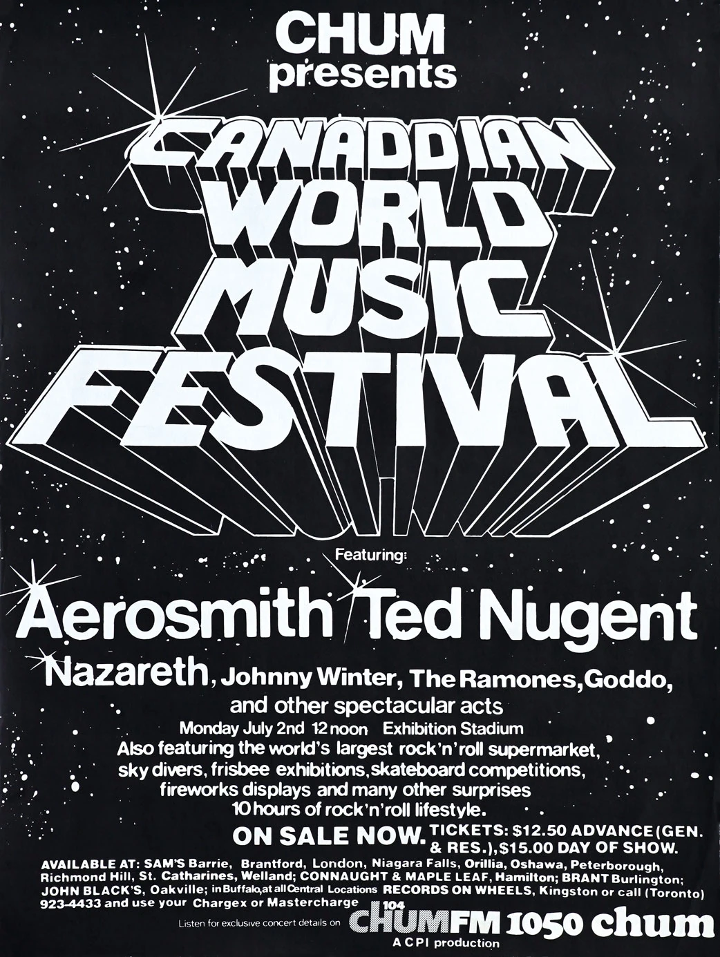 July 2, 1979 Exhibition Stadium, Toronto, ON | Concerts Wiki | Fandom