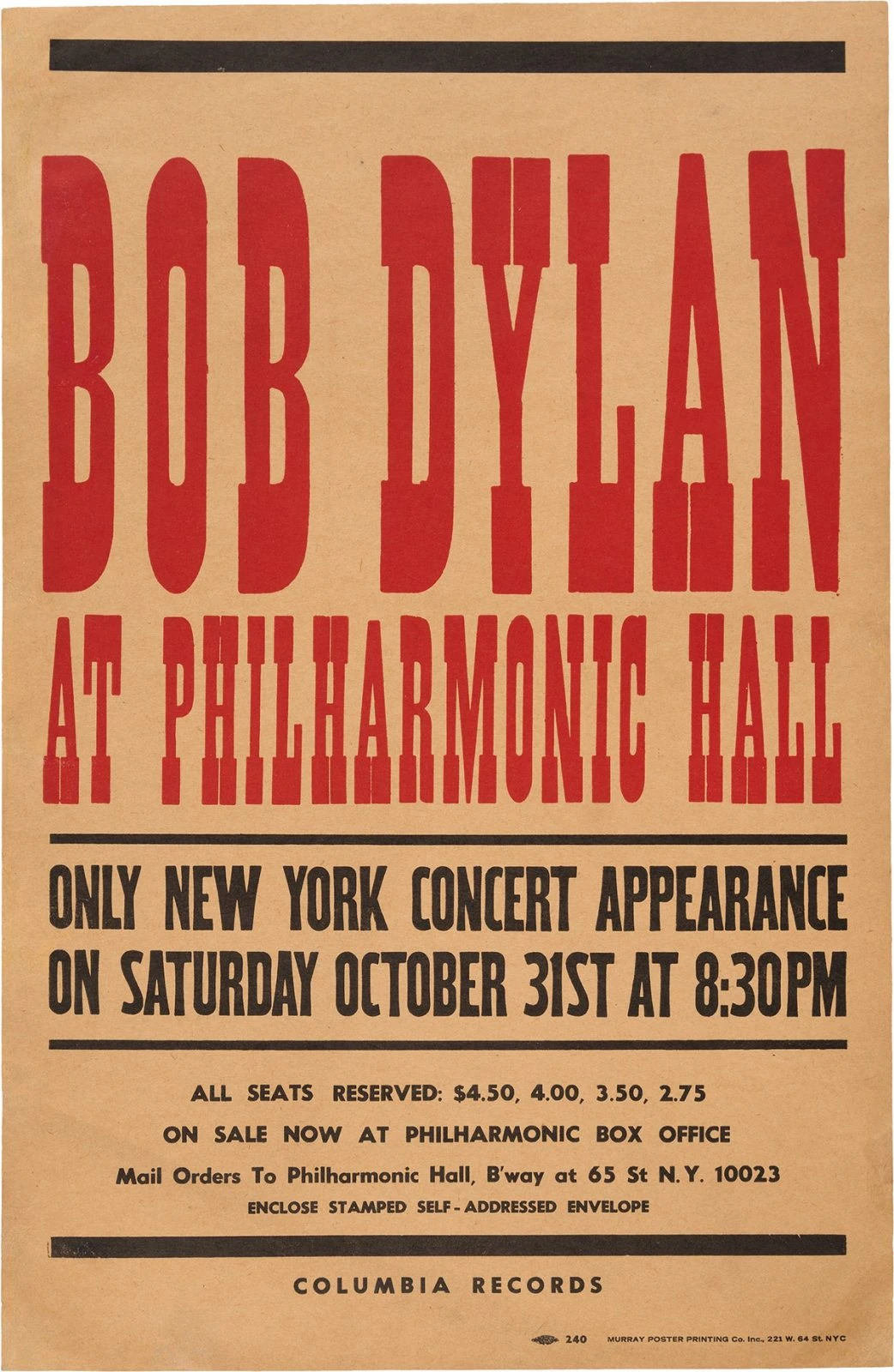 October 31, 1964 Philharmonic Hall, New York City, NY | Concerts Wiki ...