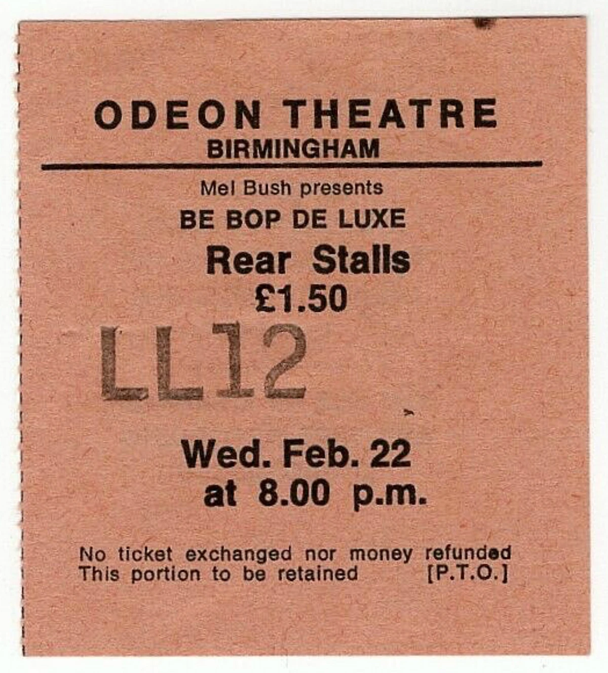 February 22, 1978 Odeon, Birmingham, ENG | Concerts Wiki | Fandom