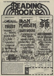 Reading Festival 1982 | Concerts Wiki | Fandom