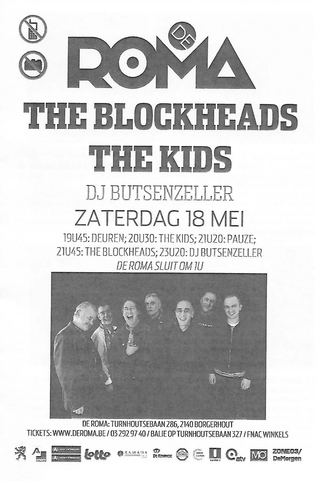 May 18, 2013 De Roma, Antwerp, BEL | Concerts Wiki | Fandom