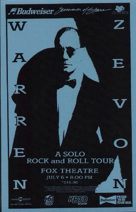July 6, 1994 Fox Theater, Denver, CO | Concerts Wiki | Fandom