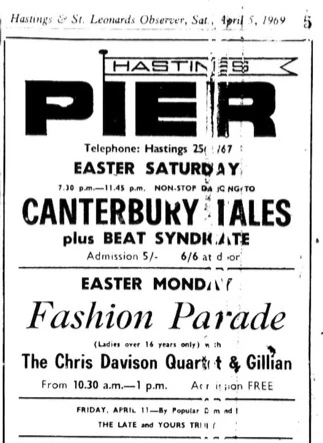 April 5, 1969 Hastings Pier Ballroom, Hastings, ENG | Concerts Wiki ...