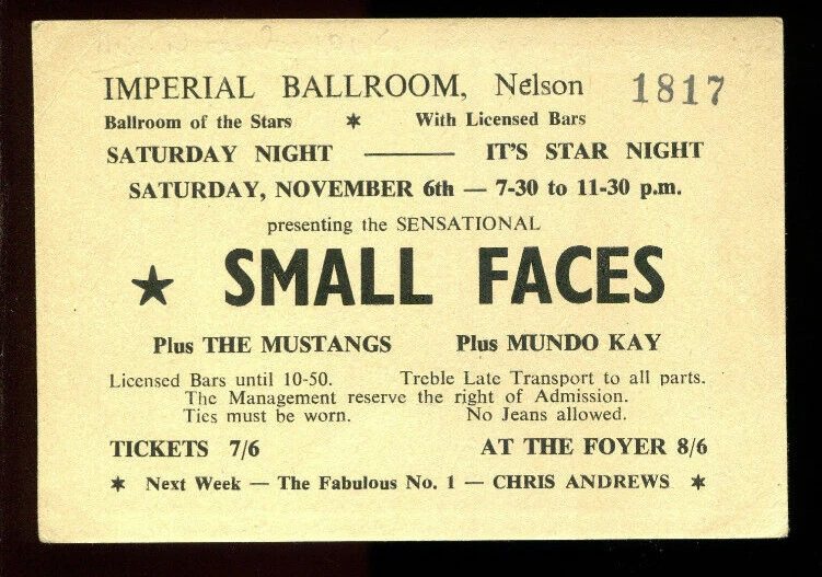 November 6, 1965 Imperial Ballroom, Nelson, ENG | Concerts Wiki | Fandom