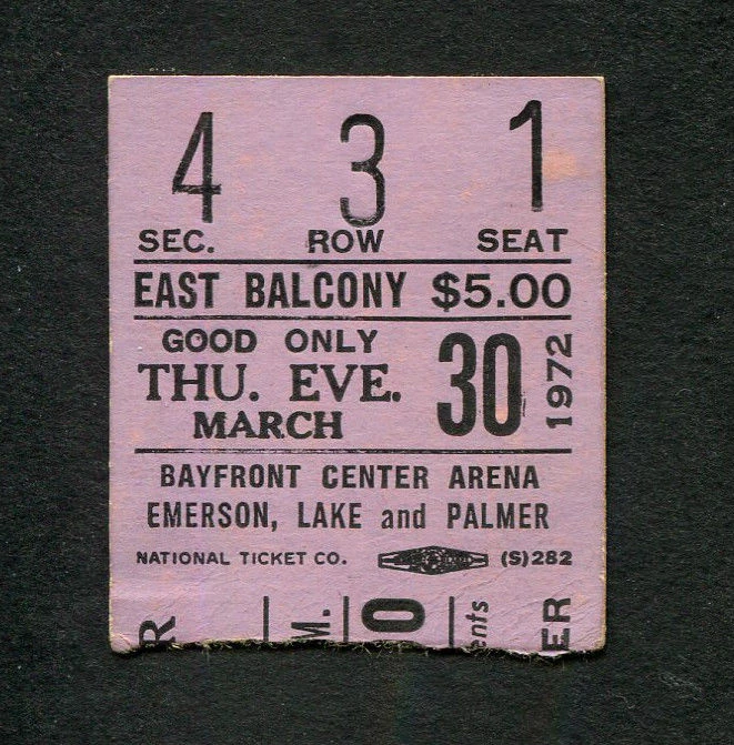 March 30, 1972 Bayfront Center, St. Petersburgh, FL | Concerts Wiki ...
