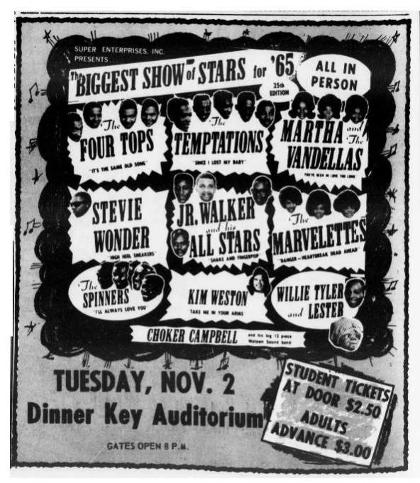 November 2, 1965 Dinner Key Auditorium, Miami, FL | Concerts Wiki | Fandom