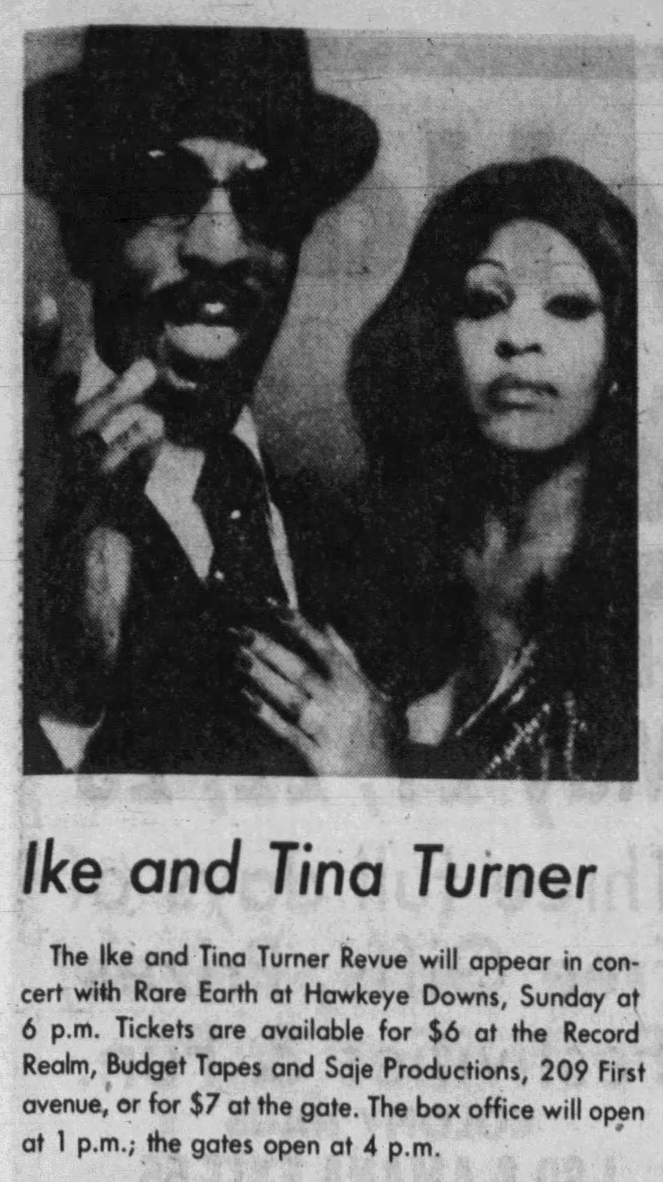 May 23, 1976 Hawkeye Downs, Cedar Rapids, IA | Concerts Wiki | Fandom