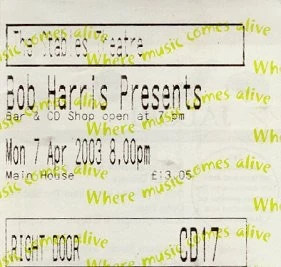 April 7, 2003 The Stables, Wavendon, ENG | Concerts Wiki | Fandom