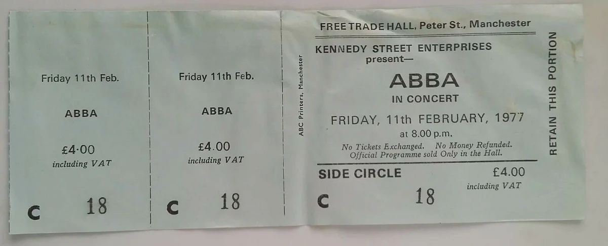 February 11, 1977 Free Trade Hall, Manchester, ENG | Concerts Wiki | Fandom