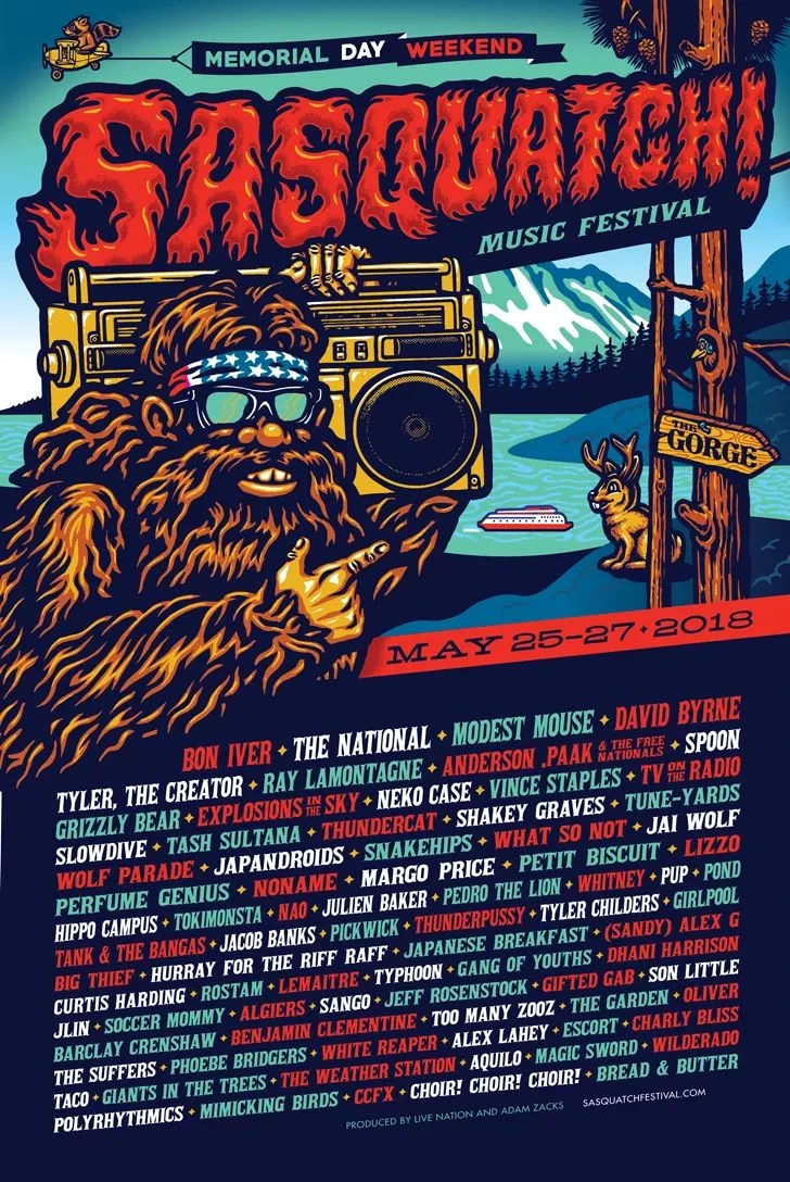 Sasquatch! Music Festival 2018 | Concerts Wiki | Fandom