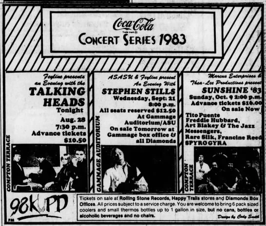 August 28, 1983 Compton Terrace, Phoenix, AZ | Concerts Wiki | Fandom