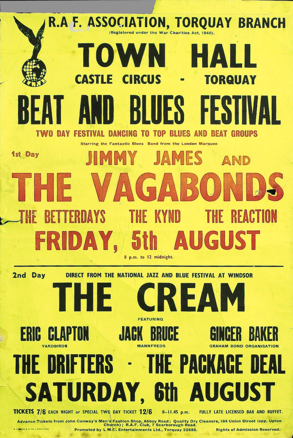 August 6, 1966 Town Hall, Torquay, ENG | Concerts Wiki | Fandom