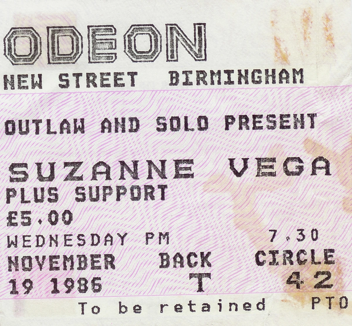 November 19, 1986 Odeon, Birmingham, ENG | Concerts Wiki | Fandom