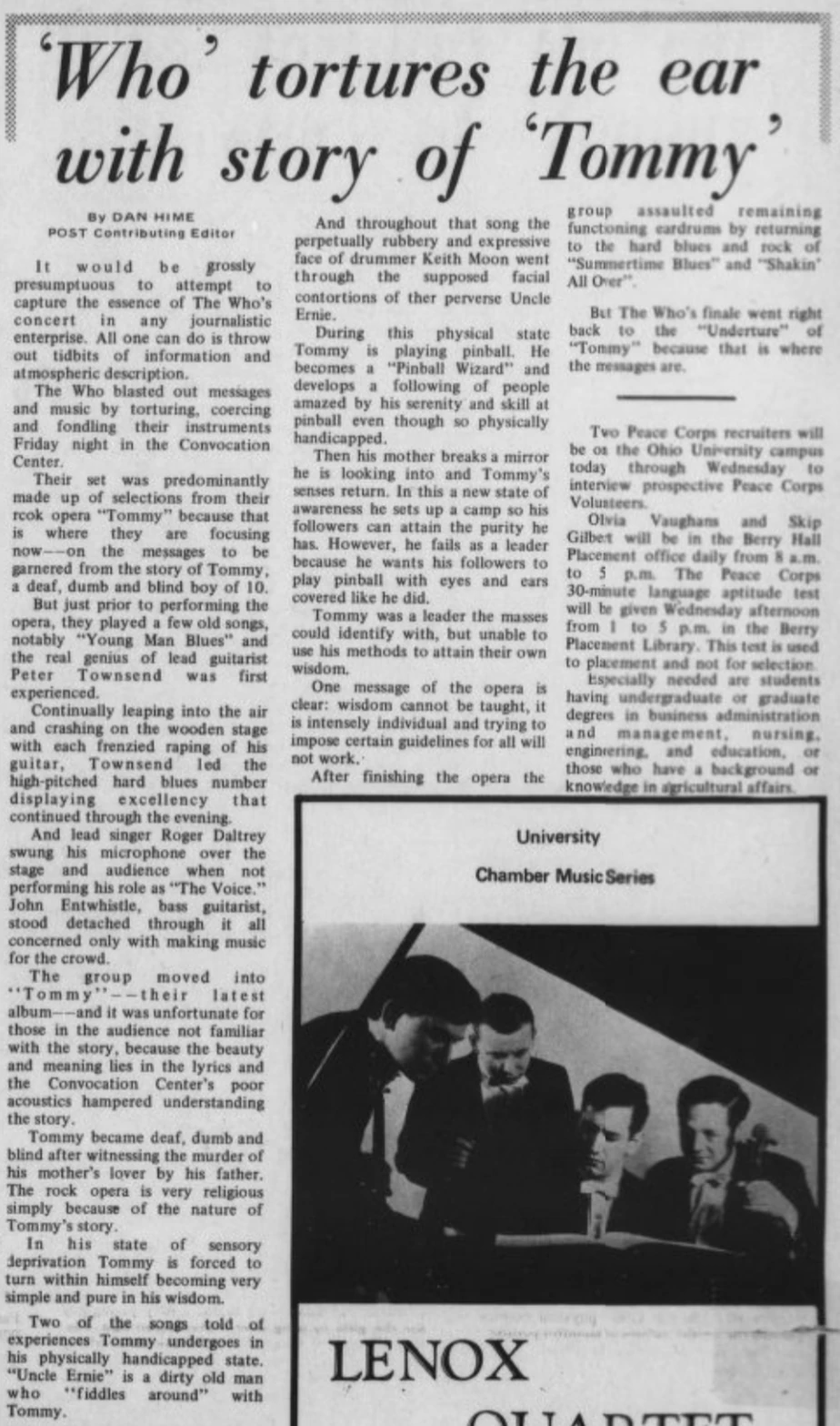 November 7, 1969 Convocation Center, Athens, OH | Concerts Wiki | Fandom