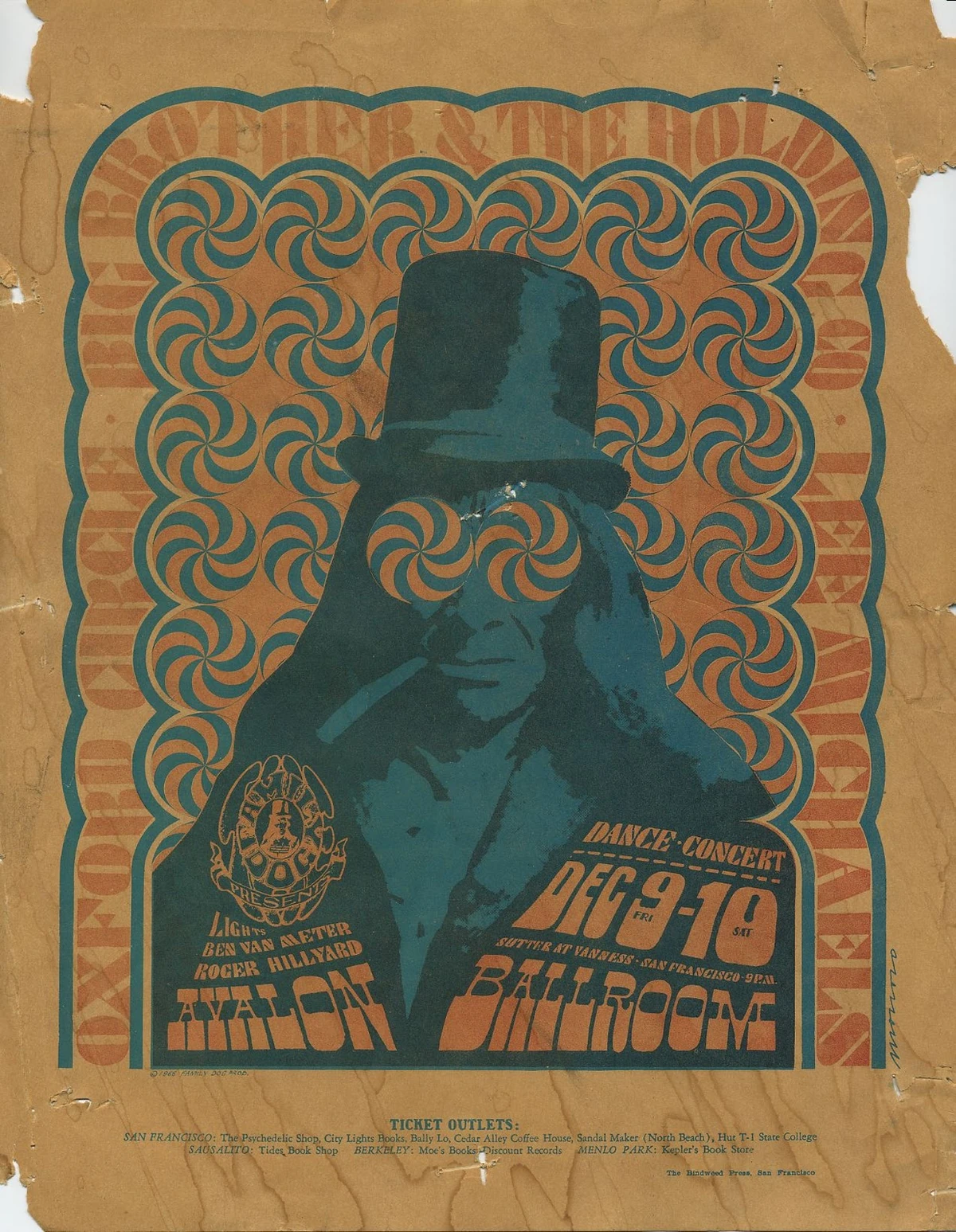 December 9-10, 1966 Avalon Ballroom, San Francisco, CA | Concerts Wiki ...