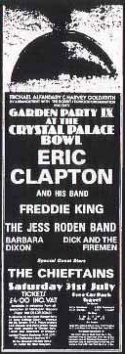 July 31, 1976 Crystal Palace Bowl, London, ENG | Concerts Wiki | Fandom