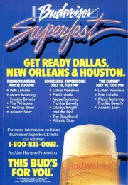 Budweiser Superfest 1987 | Concerts Wiki | Fandom