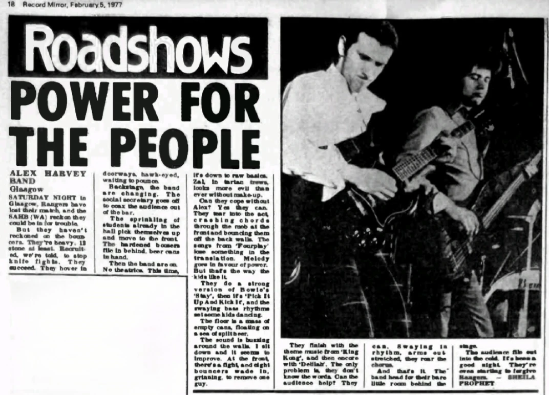 January 29, 1977 Strathclyde University, Glasgow, SCOT | Concerts Wiki ...