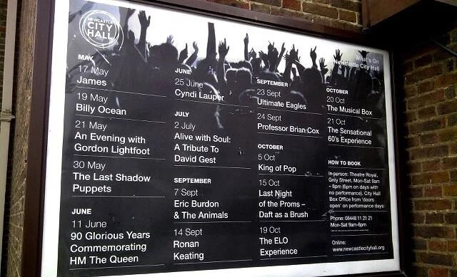 September 7, 2016 City Hall, Newcastle, ENG | Concerts Wiki | Fandom