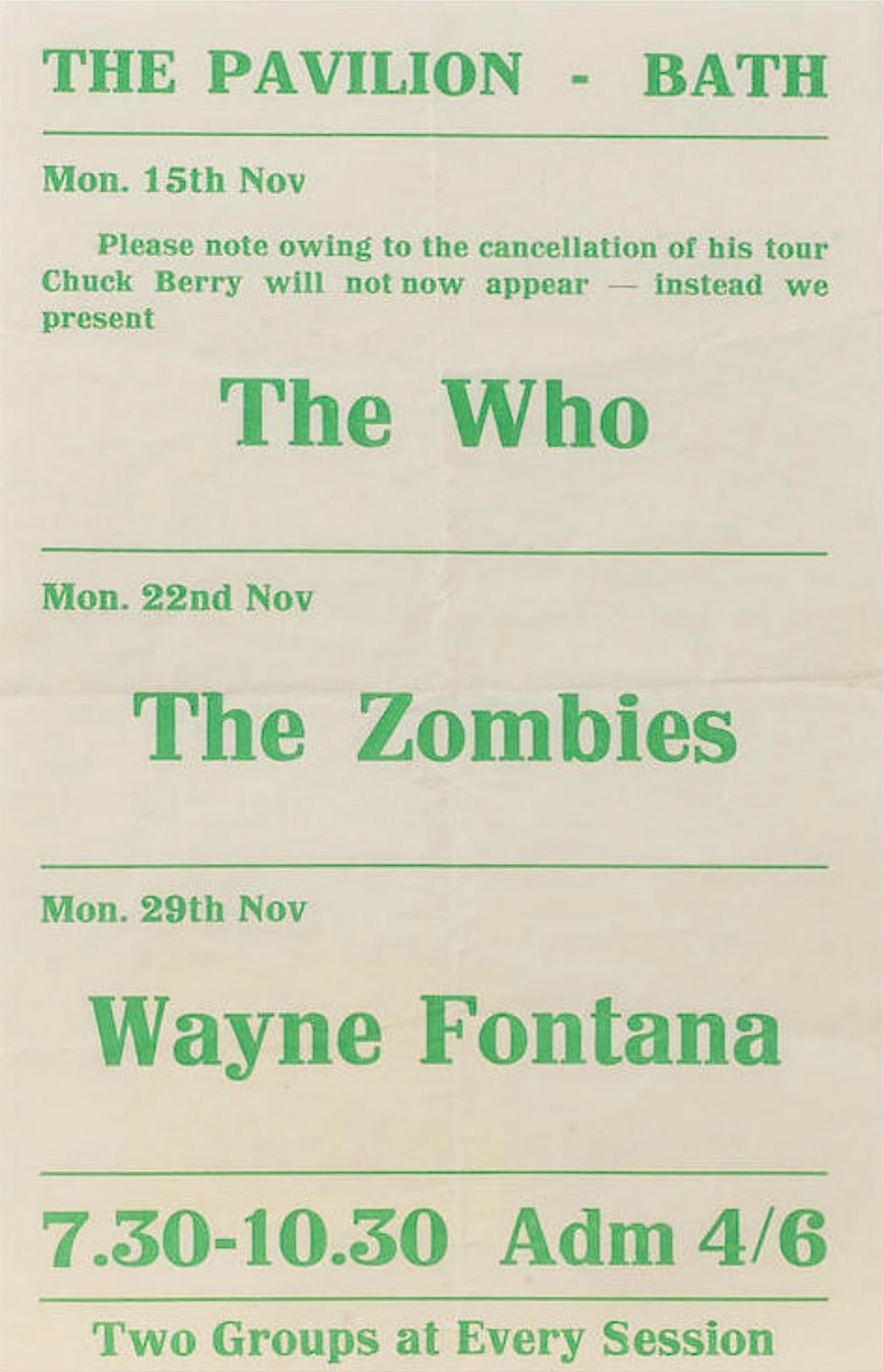 November 22, 1965 Pavillion, Bath, ENG | Concerts Wiki | Fandom