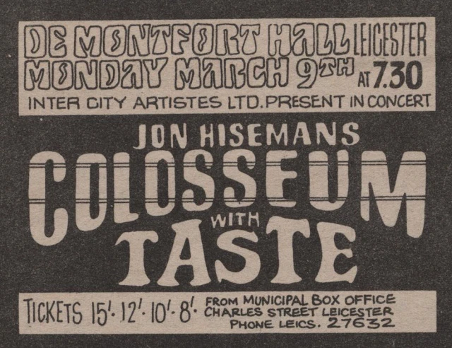 March 9, 1970 De Montford Hall, Leicester, ENG | Concerts Wiki | Fandom