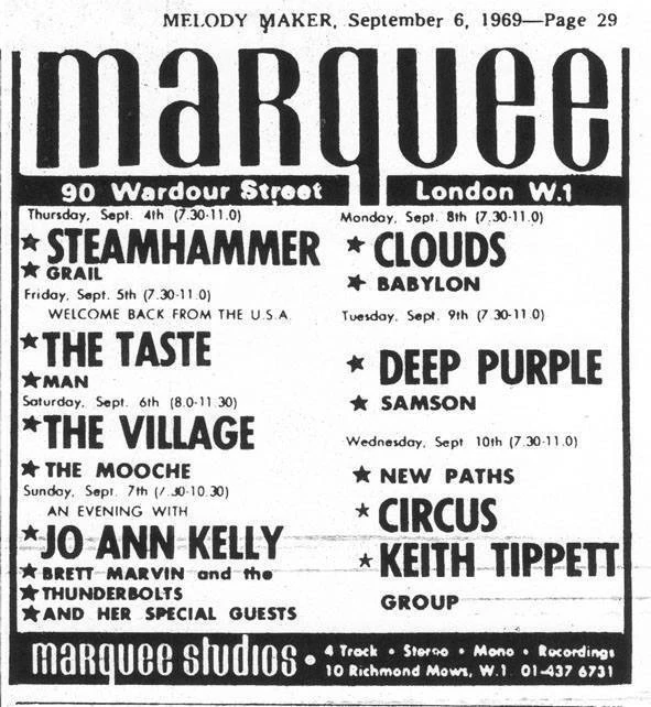 September 5, 1969 Marquee, London, ENG | Concerts Wiki | Fandom
