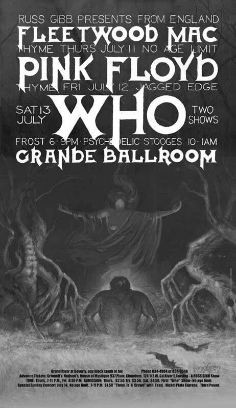 July 13, 1968 Grande Ballroom, Detroit, MI | Concerts Wiki | Fandom