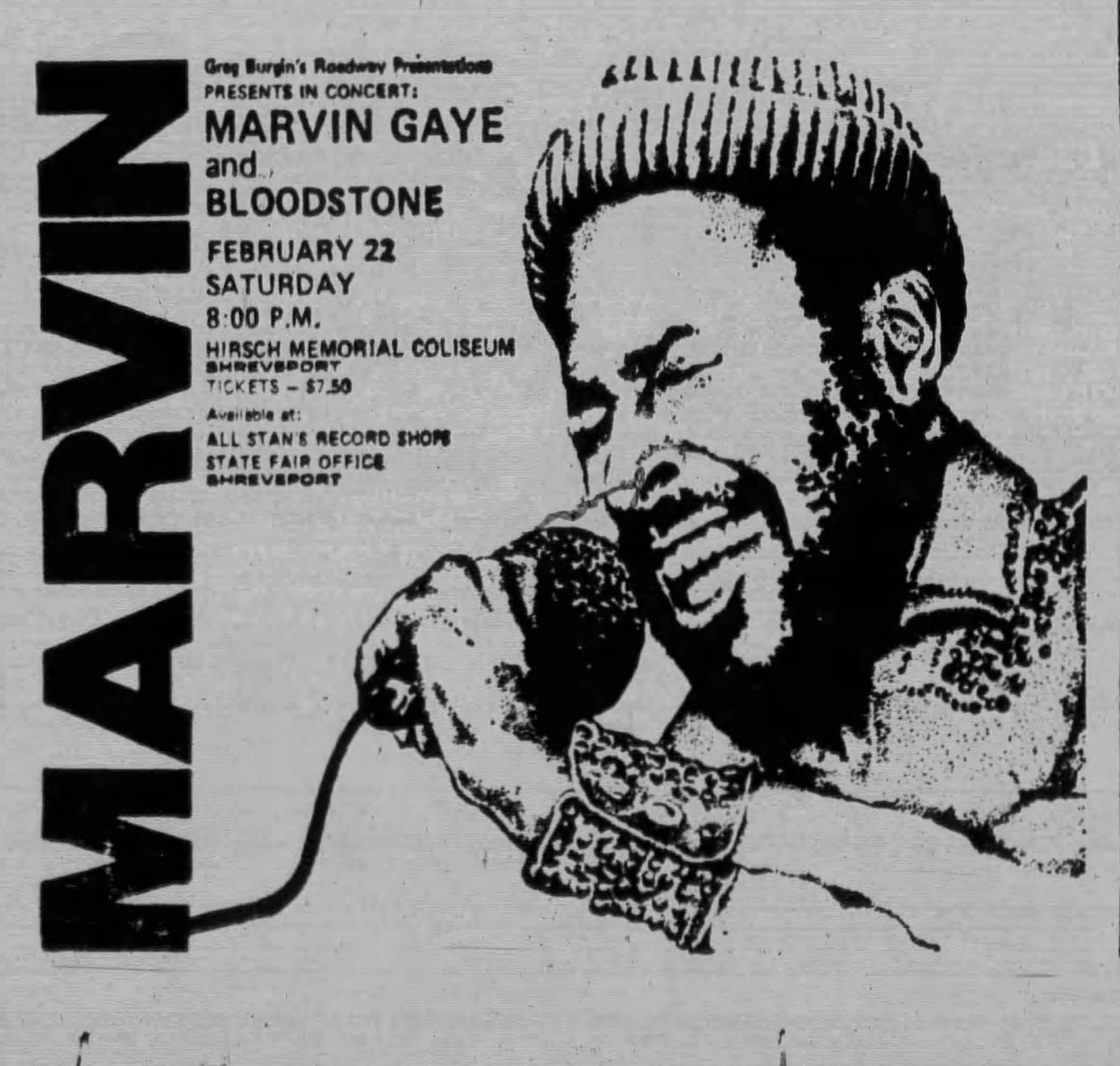 February 22, 1975 Hirsch Memorial Coliseum, Shreveport, LA | Concerts ...