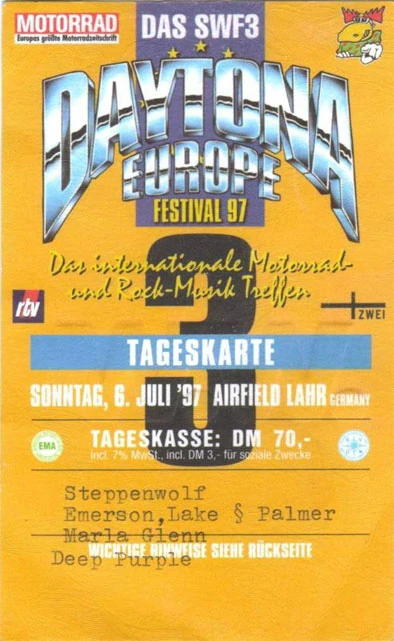 July 6, 1997 Lahr Airfield, Lahr, GER | Concerts Wiki | Fandom