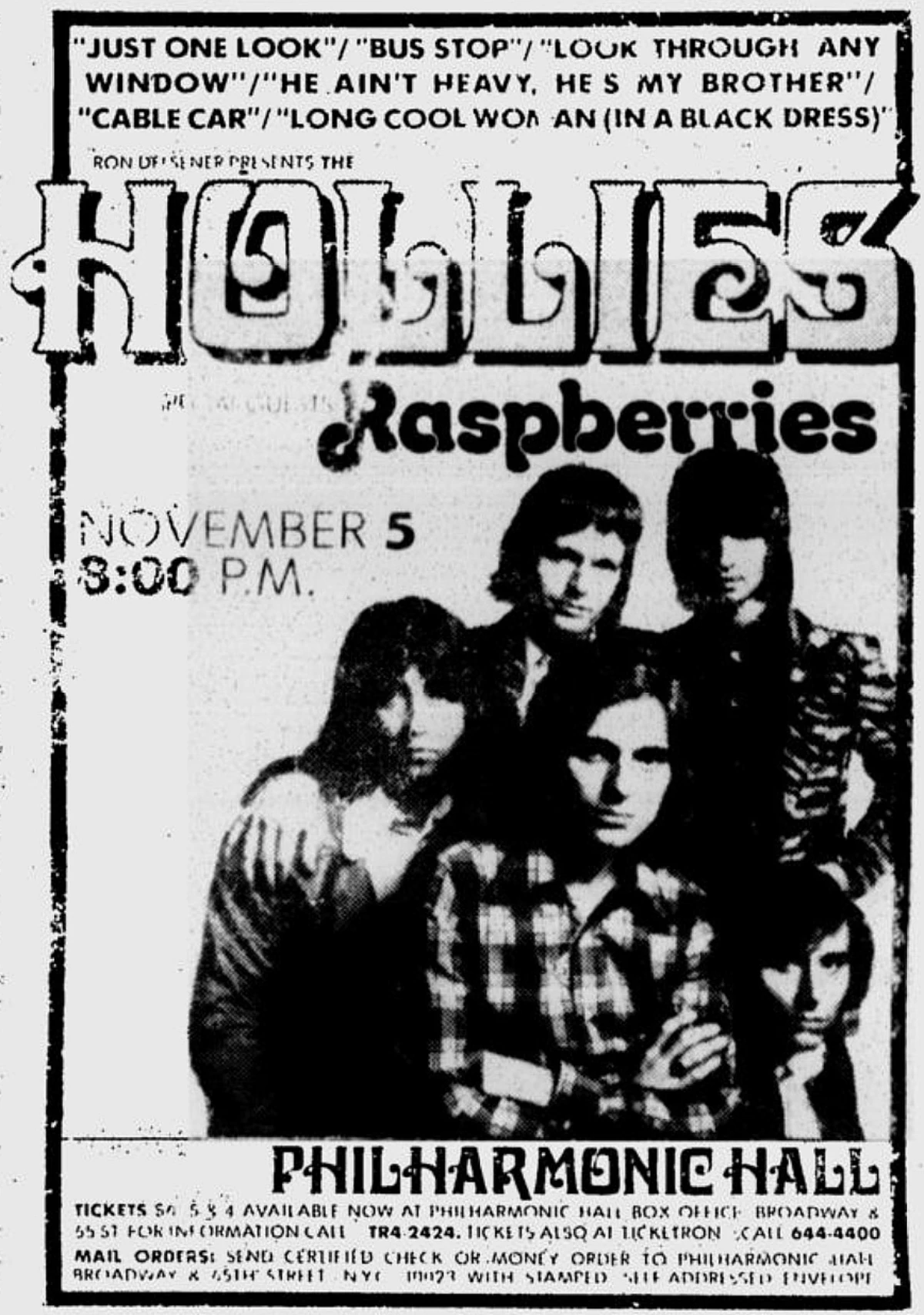 November 5, 1972 Philharmonic Hall, New York City, NY | Concerts Wiki ...