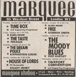 October 8, 1968 Marquee, London, ENG | Concerts Wiki | Fandom