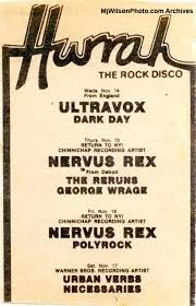 November 14, 1979 Hurrah, New York City, NY | Concerts Wiki | Fandom