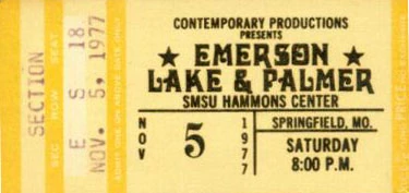 November 5, 1977 SMSU Hammons Center, Springfield, MO | Concerts Wiki ...