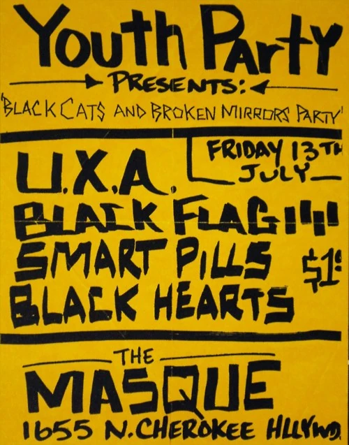 July 13, 1979 The Masque, Los Angeles, CA | Concerts Wiki | Fandom