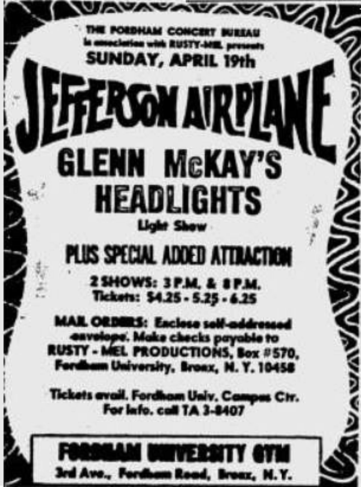 April 19, 1970 Fordham University Gymnasium, Bronx, NY | Concerts Wiki ...
