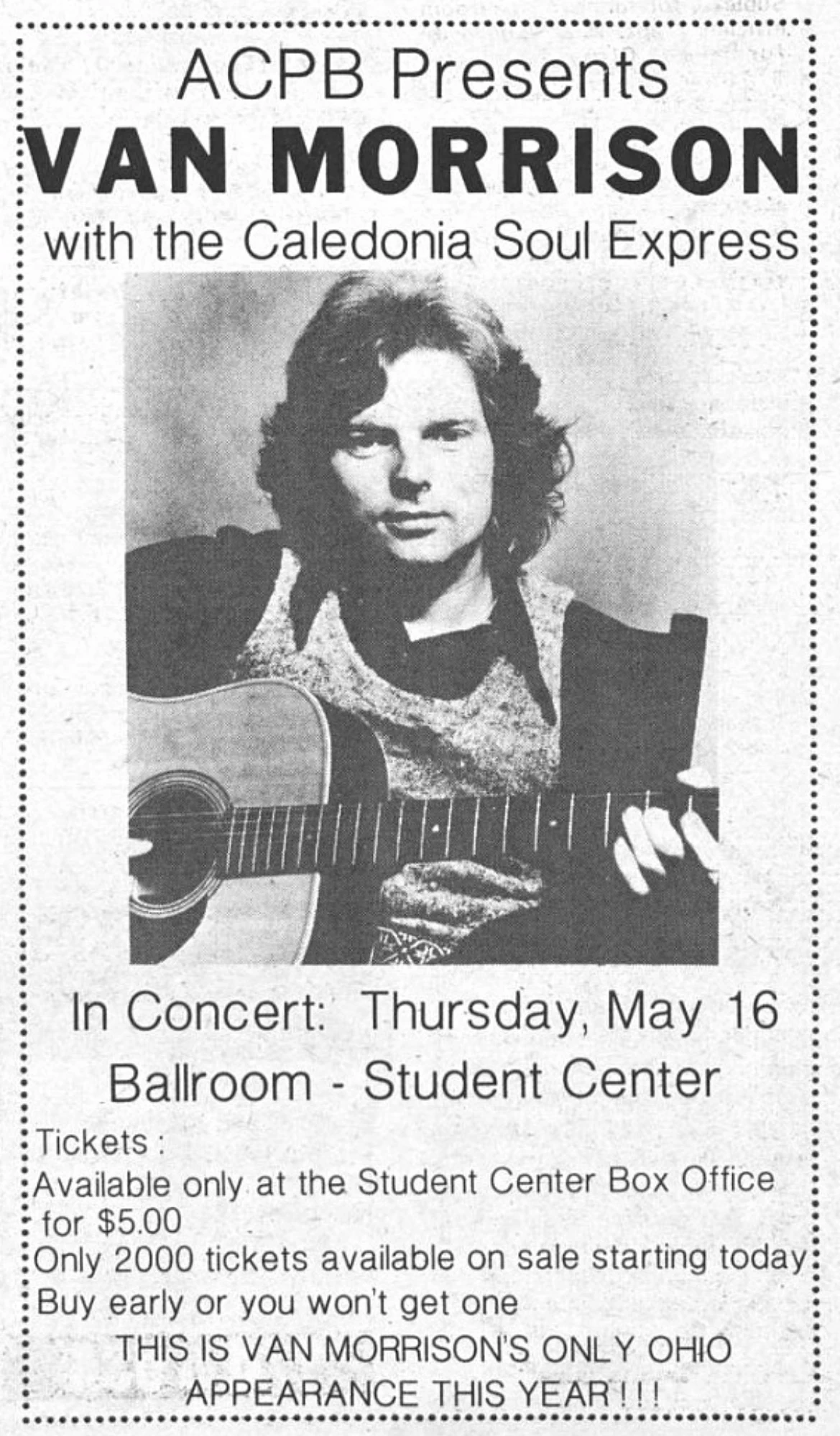 May 15-16, 1974 Kent State Student Center Ballroom, Kent, OH | Concerts ...