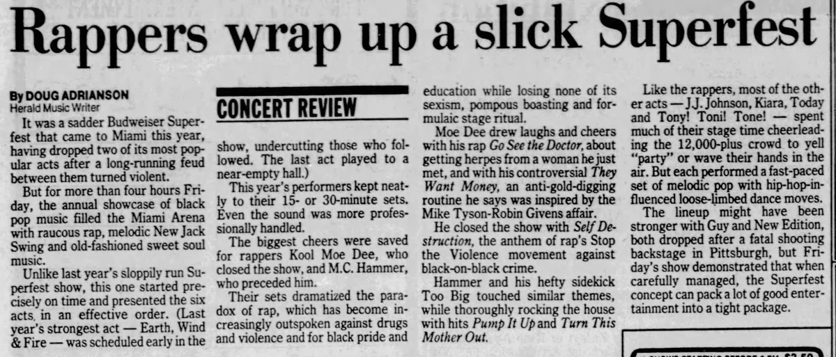 July 21, 1989 Miami Arena, Miami, FL | Concerts Wiki | Fandom