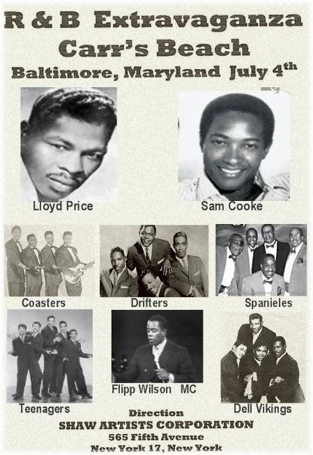 July 4, 1959 Carr's Beach, Annapolis, MD | Concerts Wiki | Fandom