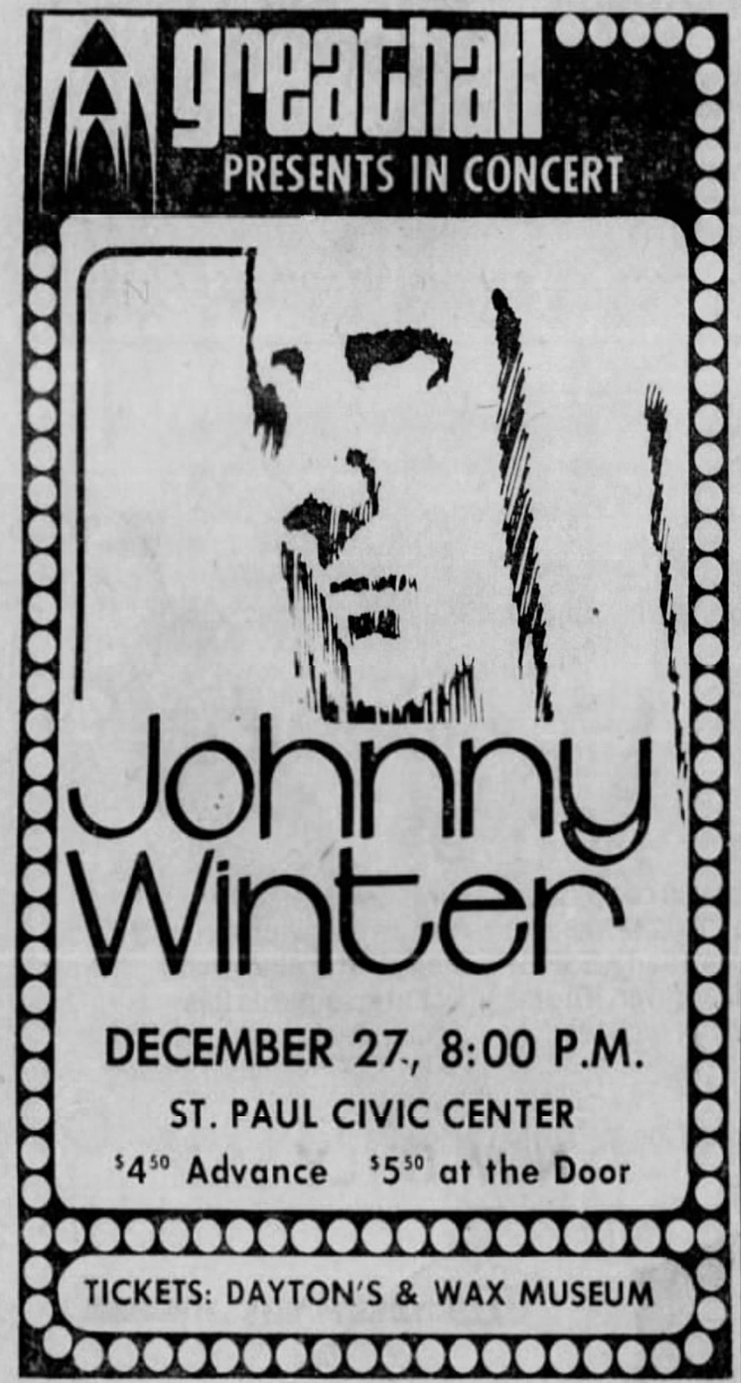 December 27, 1973 Civic Center, St. Paul, MN | Concerts Wiki | Fandom