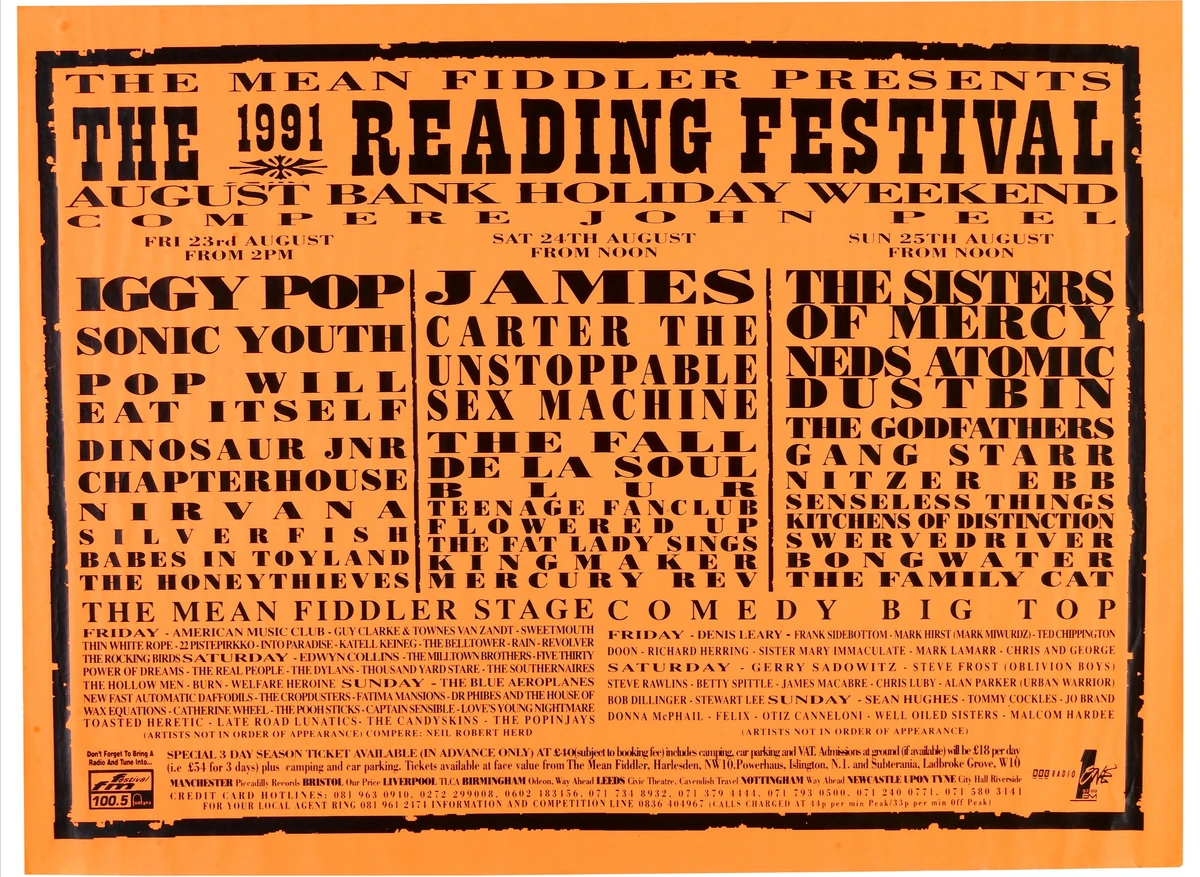 Reading Festival 1991 | Concerts Wiki | Fandom