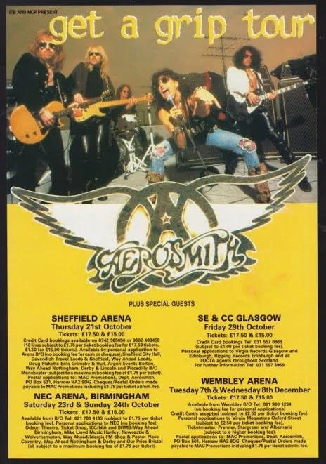 Get a Grip Tour | Concerts Wiki | Fandom