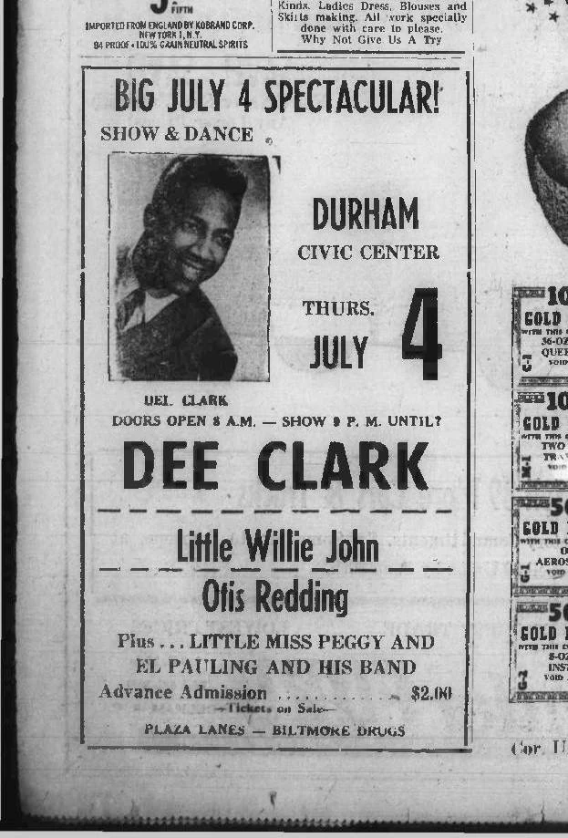 July 4, 1963 Civic Center, Durham, NC | Concerts Wiki | Fandom